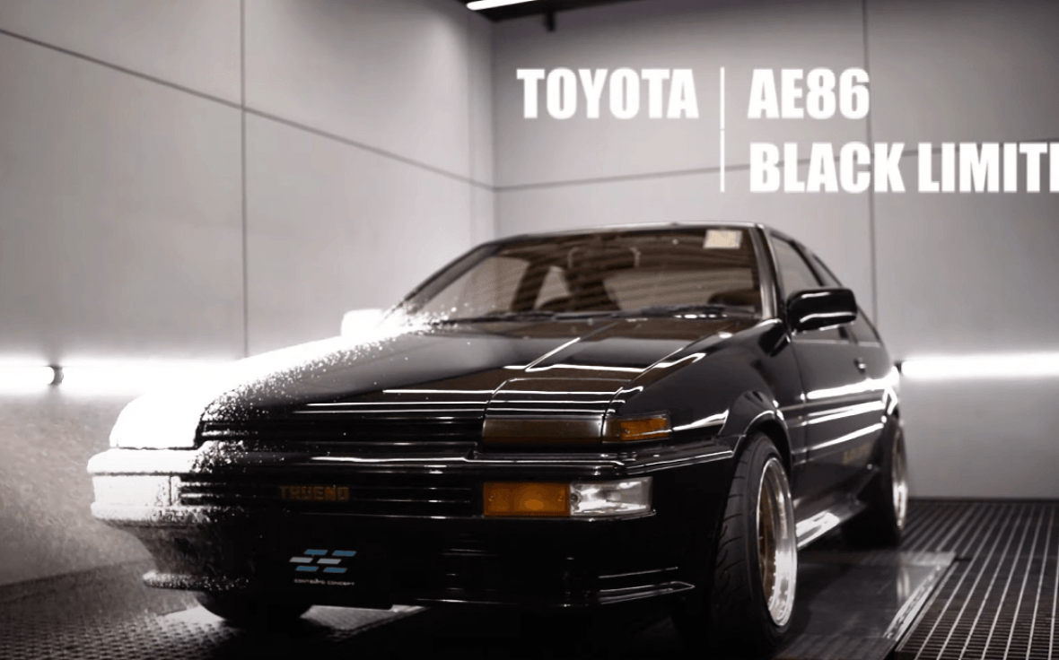 ლეგენდარული Toyota AE86 Black Limited-ის დეტალიზაცია - Crystalauto